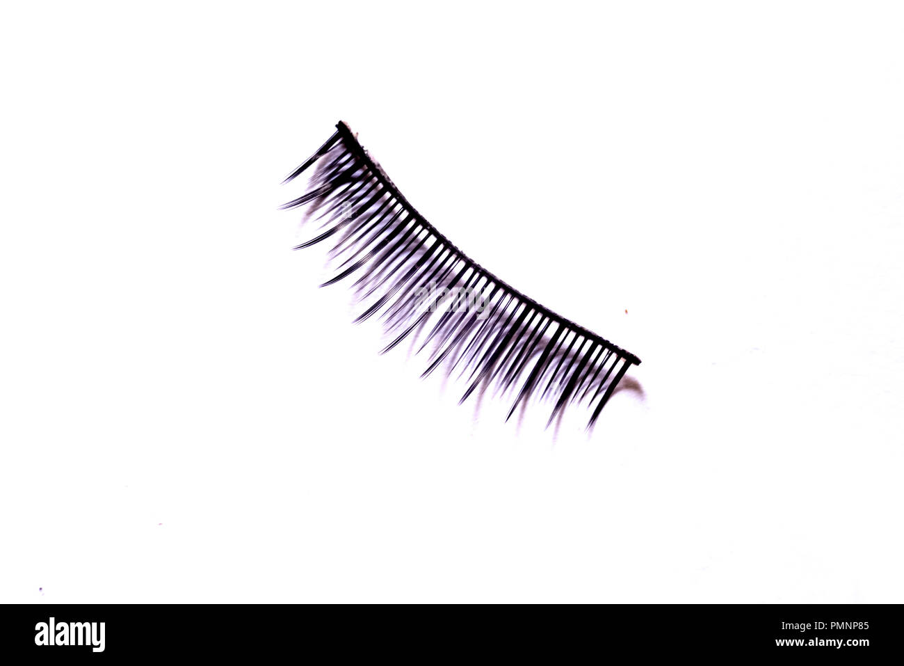 Artificial Fake Eyelashes of Artificial Eyelashes isolated on white ...