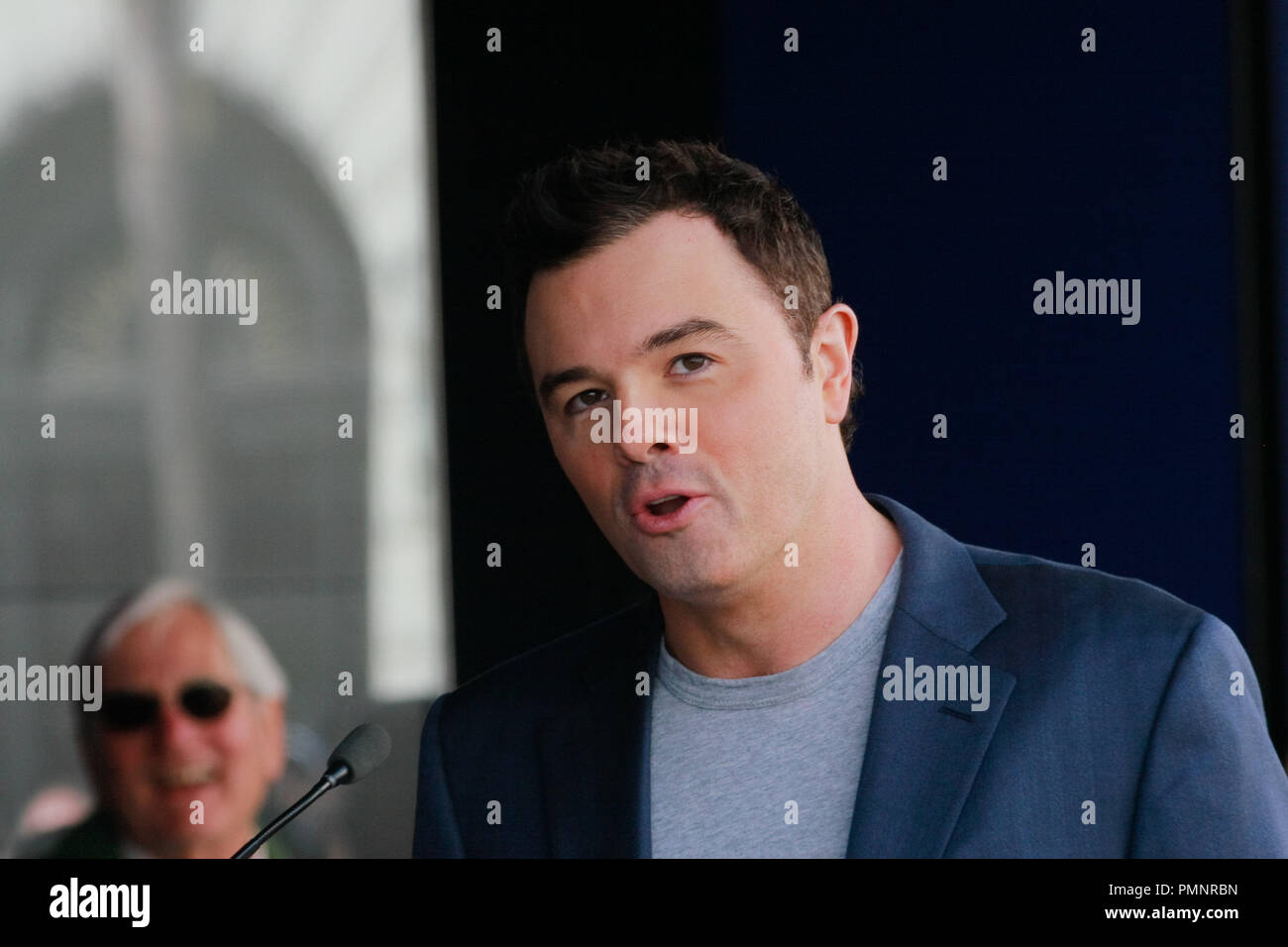 Seth MacFarlane at the Hollywood Chamber of Commerce ceremony to honor ...