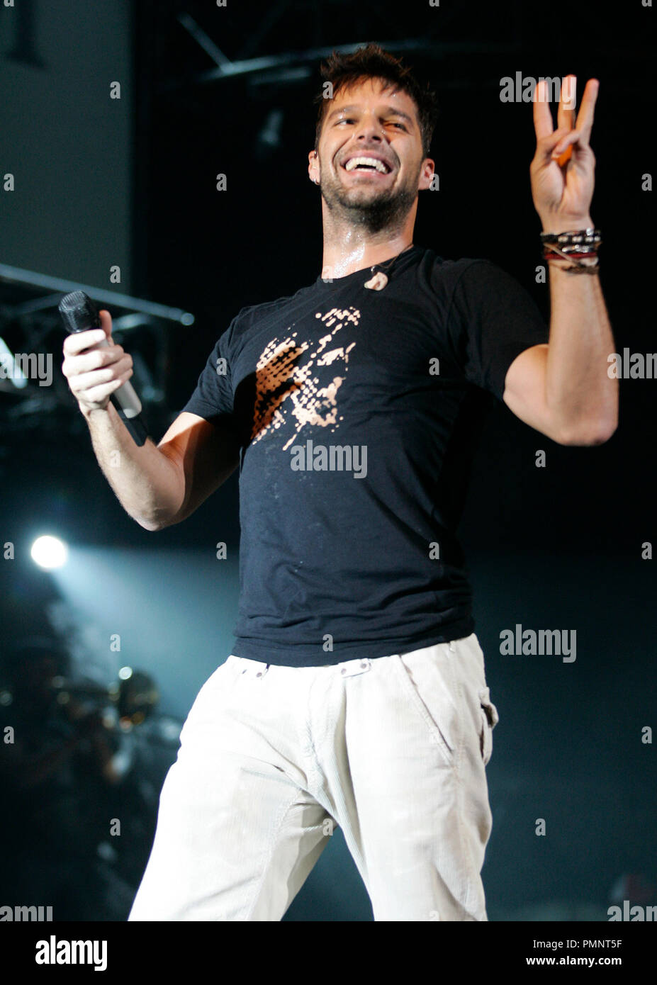 Ricky Martin performs in concert at the American Airlines Arena in ...
