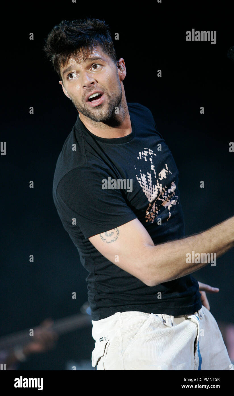 Ricky Martin performs in concert at the American Airlines Arena in ...