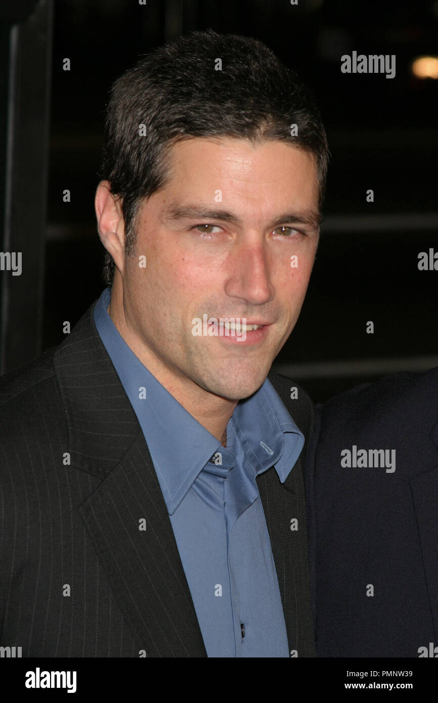 Mathew Fox 12/14/2006 We Are Marshall @ Grauman's Chinese Theater ...