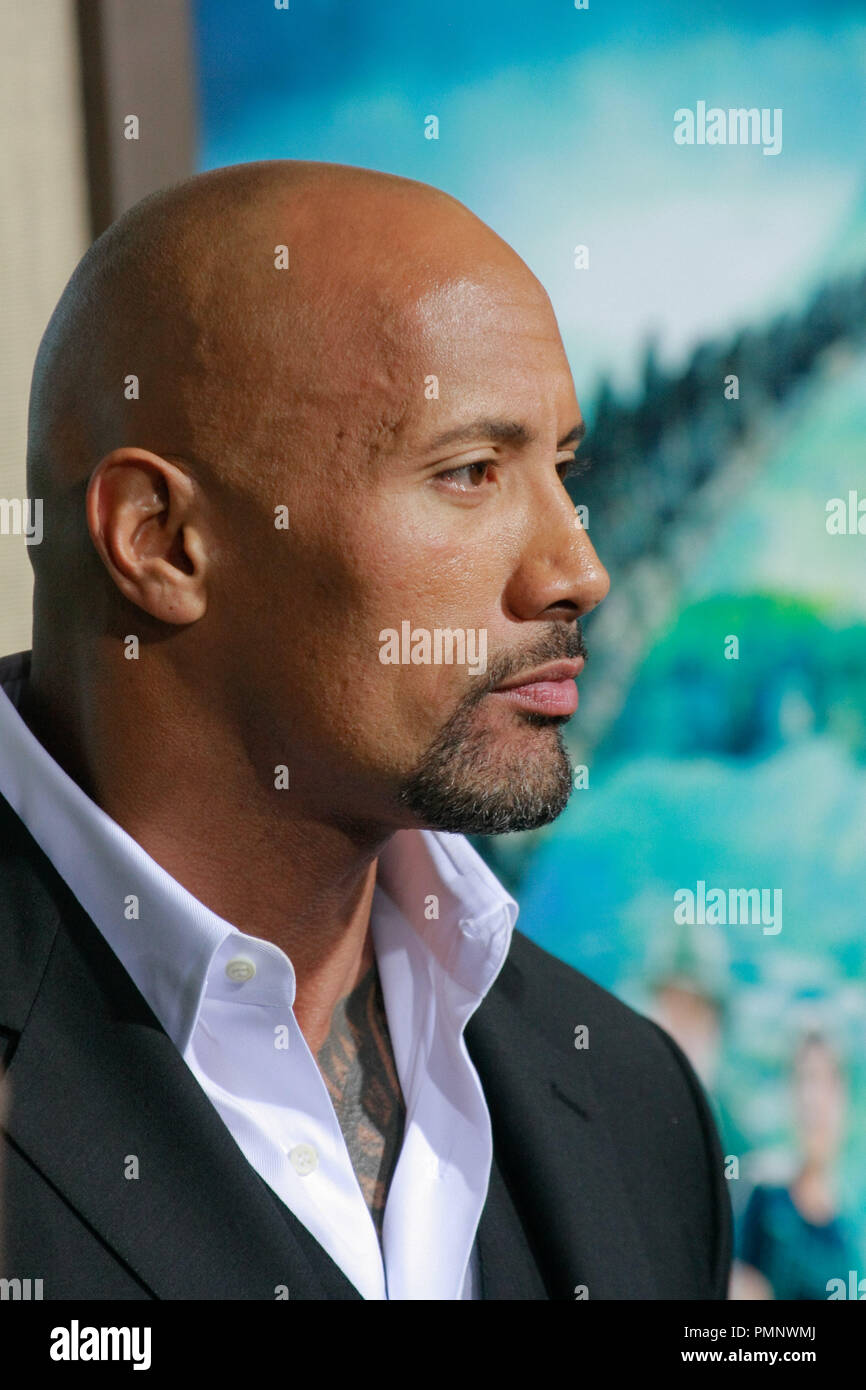 Dwayne Johnson at the Premiere of New Line Cinema's "Journey 2: The ...