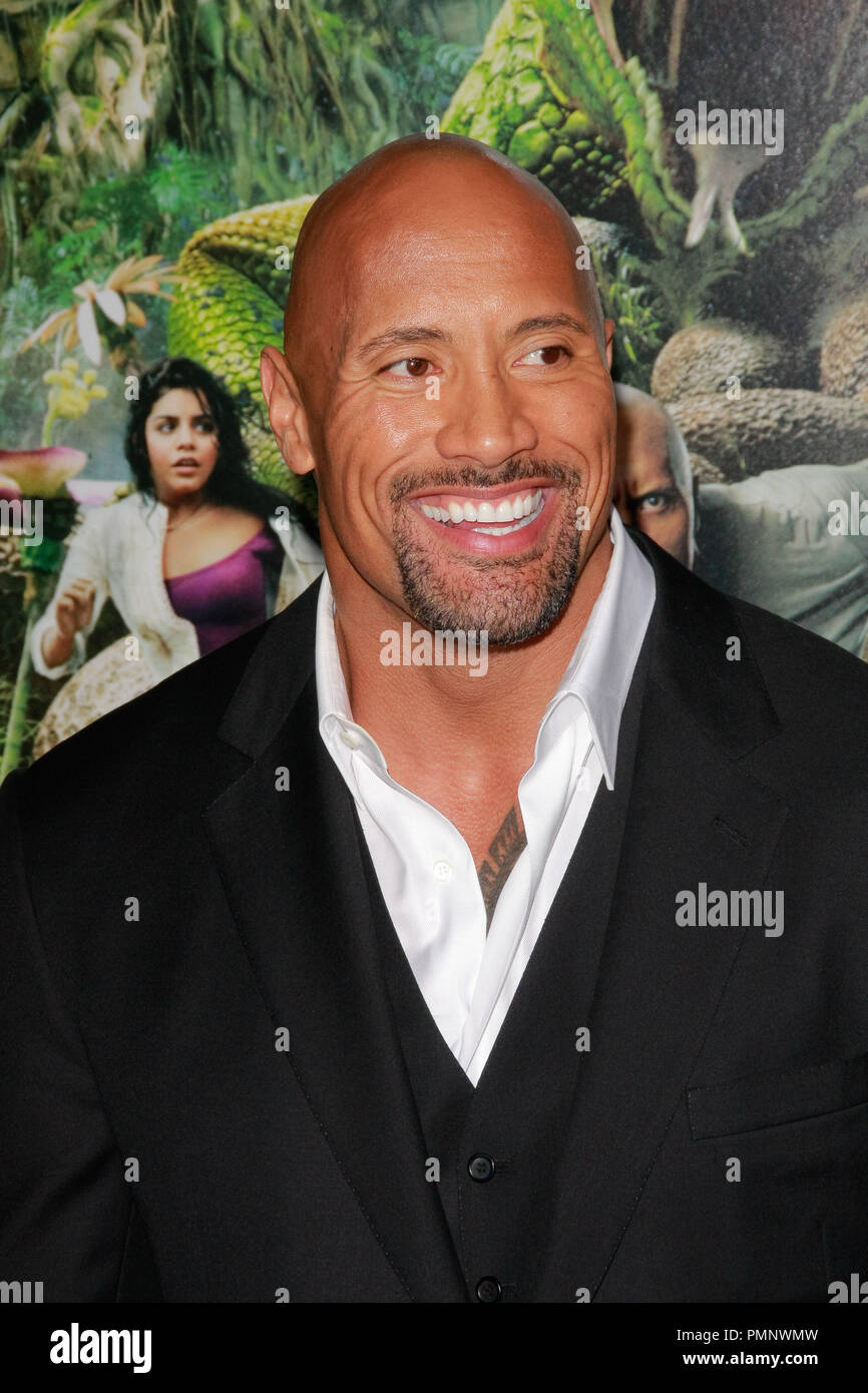 Dwayne Johnson at the Premiere of New Line Cinema's "Journey 2: The ...