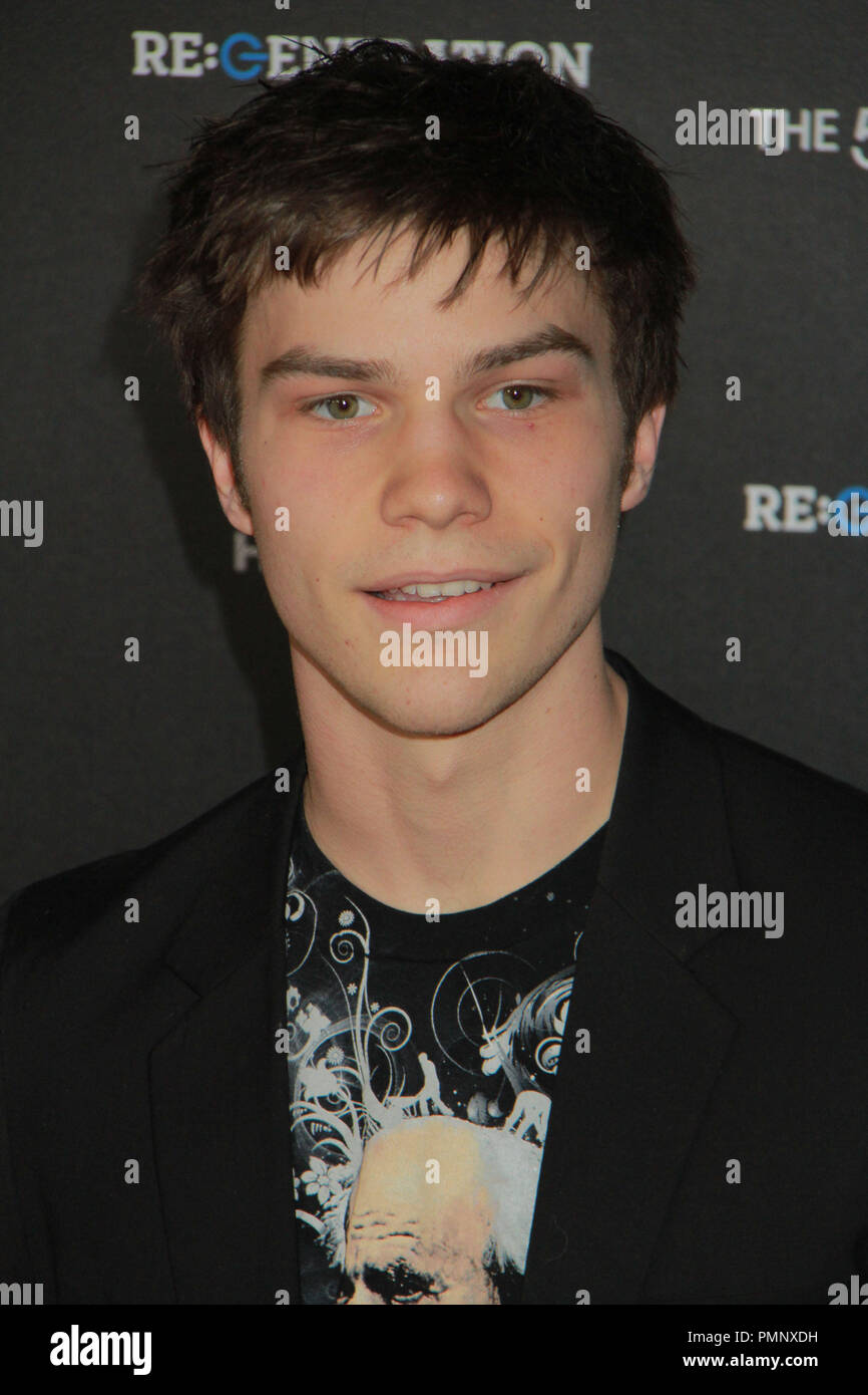 Nick Krause 02/09/2012 "Re:Generation Music Project" Premiere held at ...