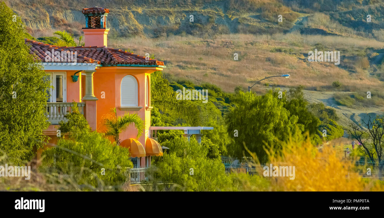 Lavish house on a mountain in California Stock Photo - Alamy