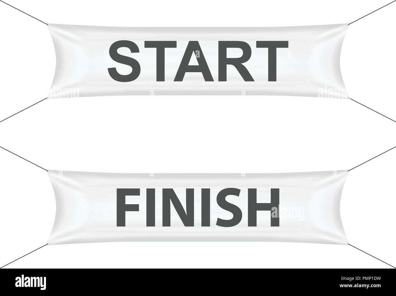 Start finish banner on a white background Stock Vector Image & Art - Alamy