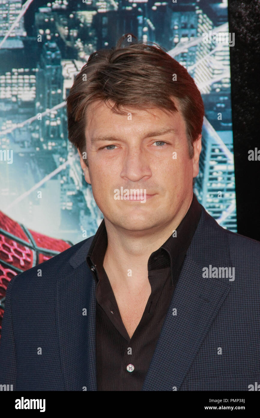 Nathan Fillion at the Premiere of Columbia Pictures / Marvel's "The ...