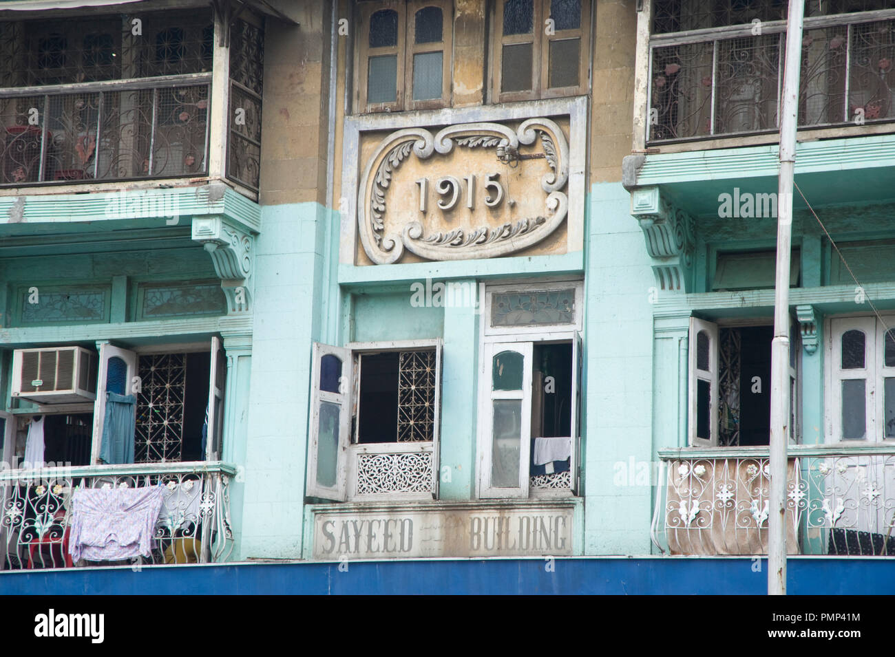 1915 Bombay old Sayeed building at Sardar Vallabhbhai Patel road in ...