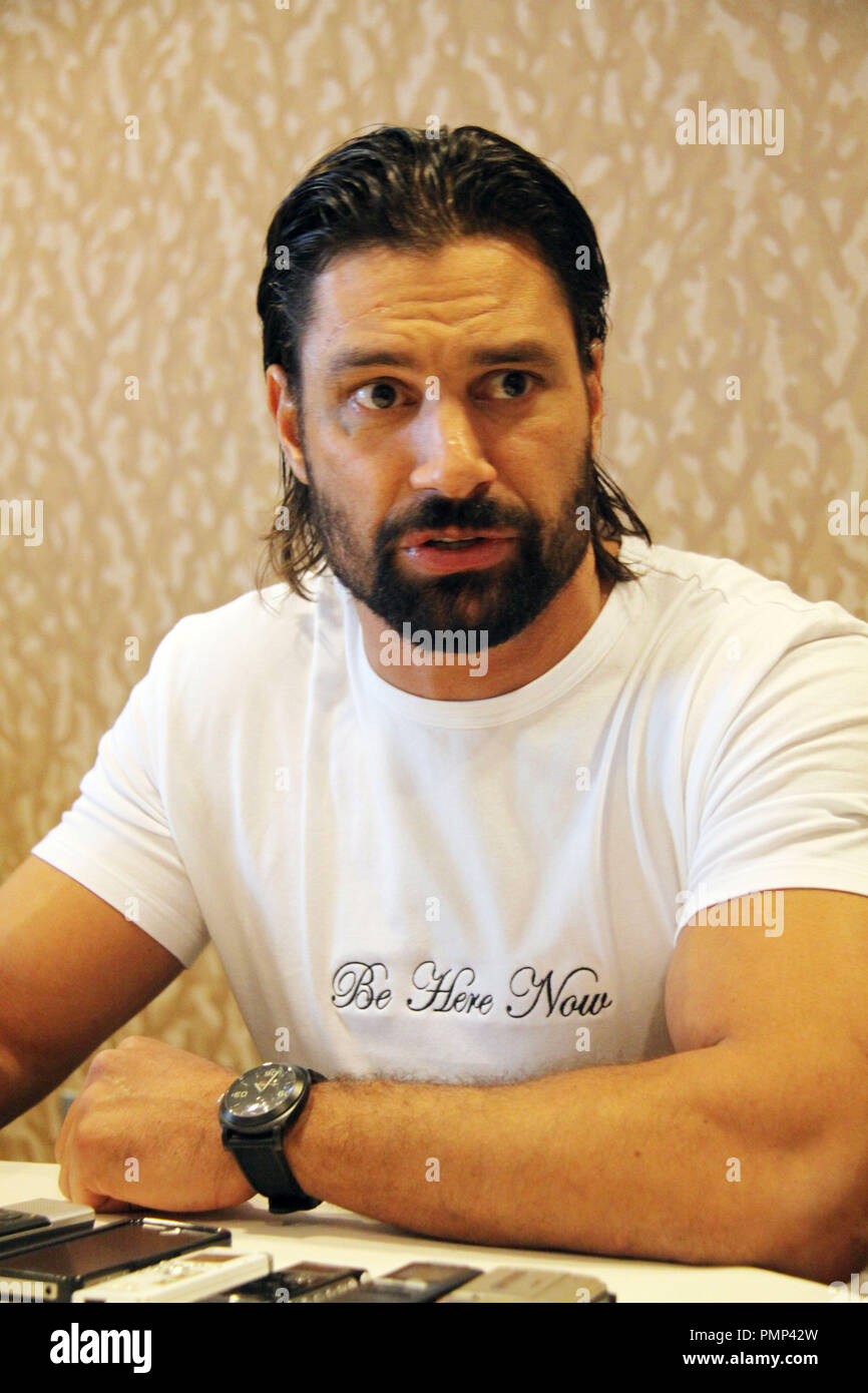 Manu Bennett 07/13/2012 "Spartacus" Comic-Con Press Event held at ...