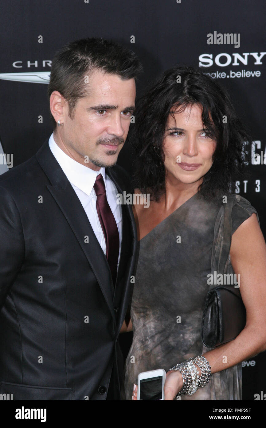 Colin farrell and sister red carpet event hi-res stock photography and ...