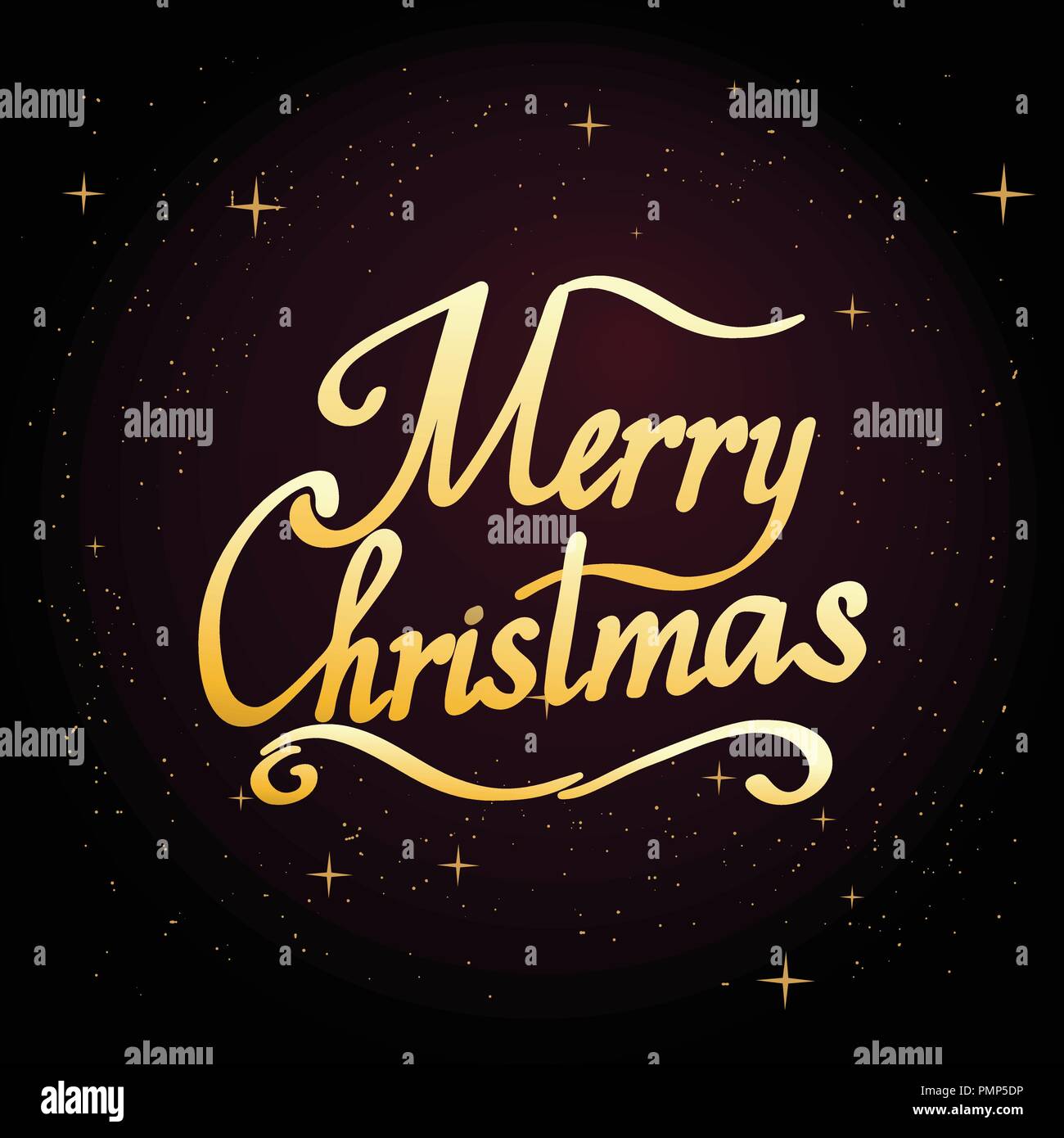 Merry christmas text vector on white background. Lettering for ...