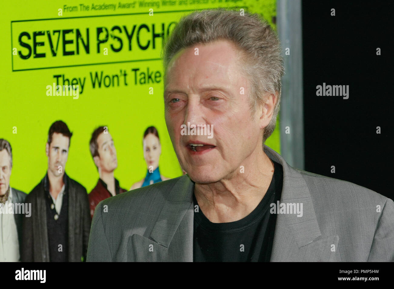 Christopher Walken at the Premiere of CBS Films' "Seven Psychopaths ...