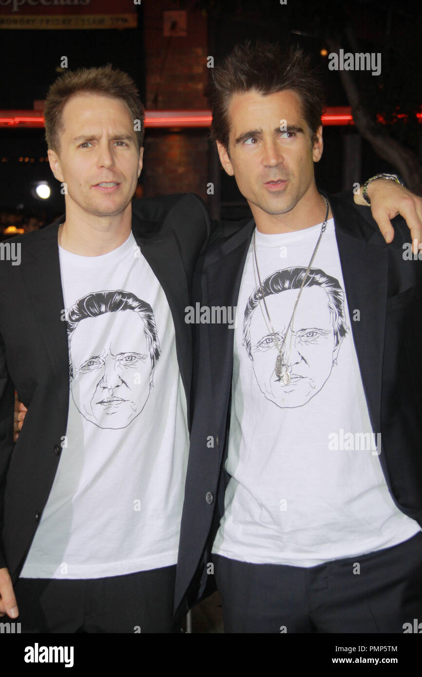Sam Rockwell, Colin Farrell 10/01/2012 "Seven Psychopaths" Premiere ...