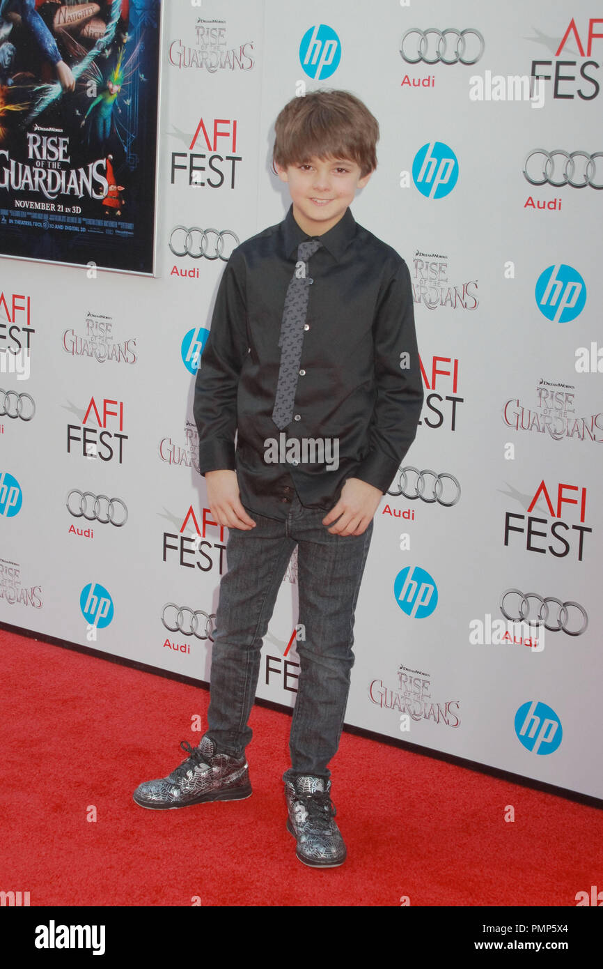 Max Charles 11/04/2012 "Rise Of The Guardians" Gala Screening red ...