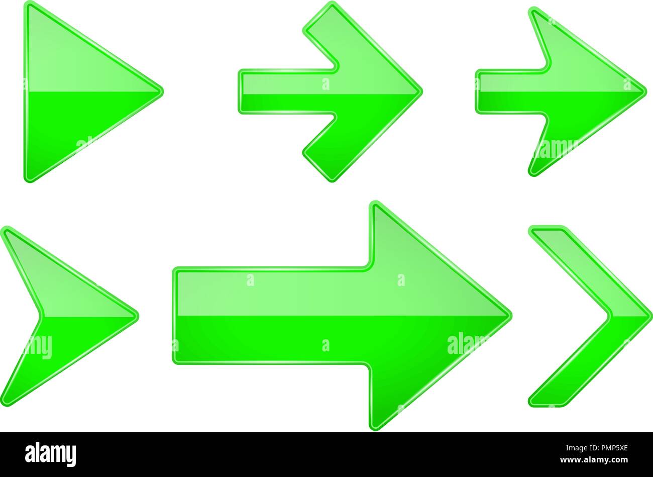Green arrows hi-res stock photography and images - Alamy