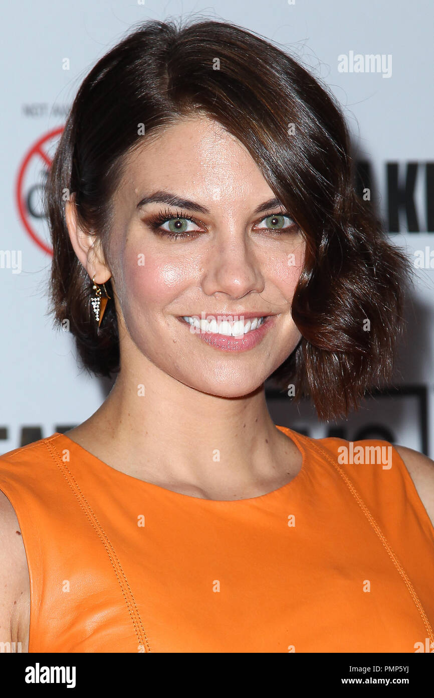 Lauren Cohan arrives at the premiere of AMC's 'The Walking Dead' 3rd ...