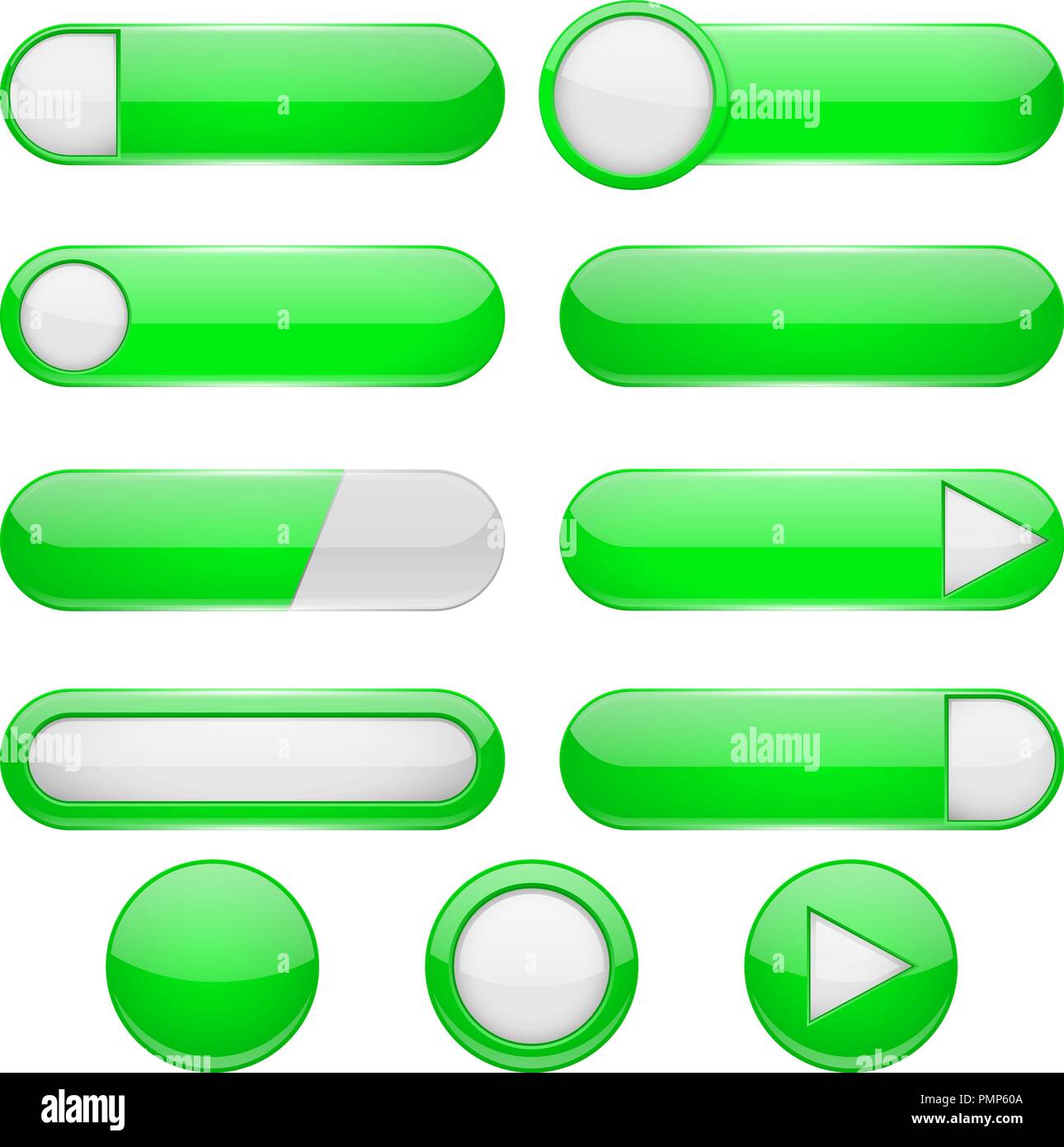 Green Web Buttons