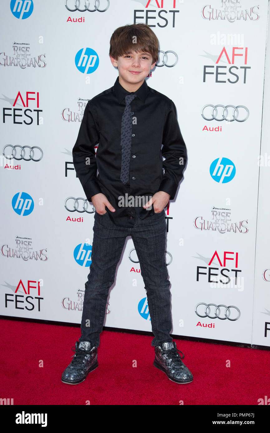 Max Charles arrive at the 2012 AFI FEST - 'Rise Of The Guardians ...