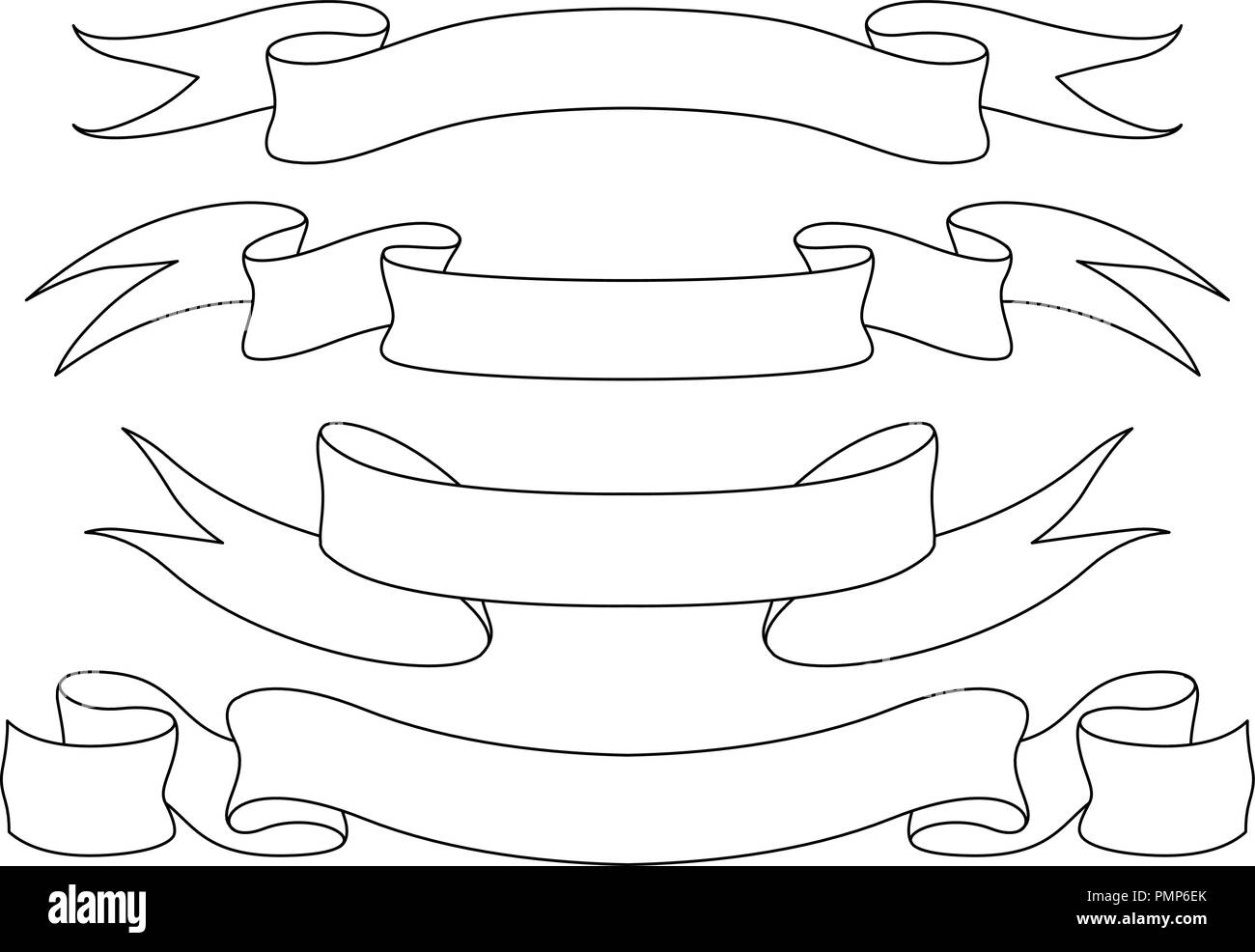 Ribbon vector Stock Vector Images - Alamy