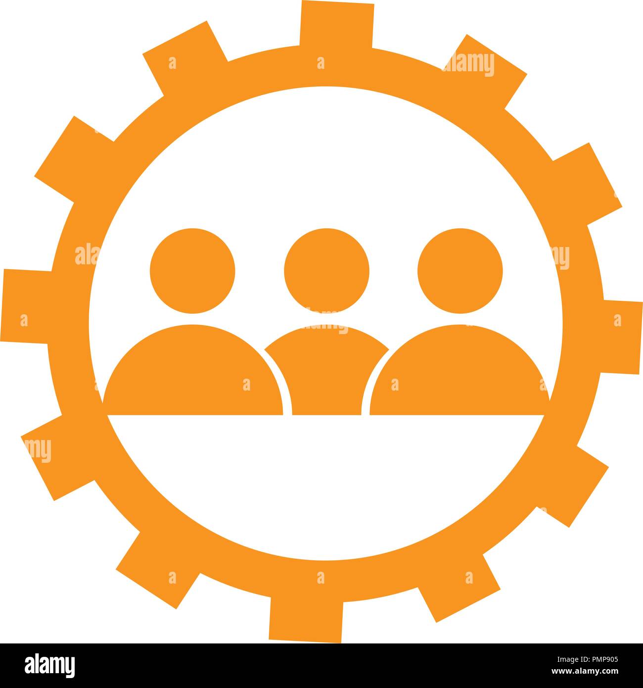 Abstract teamwork logo. Business concept Stock Vector Image & Art - Alamy