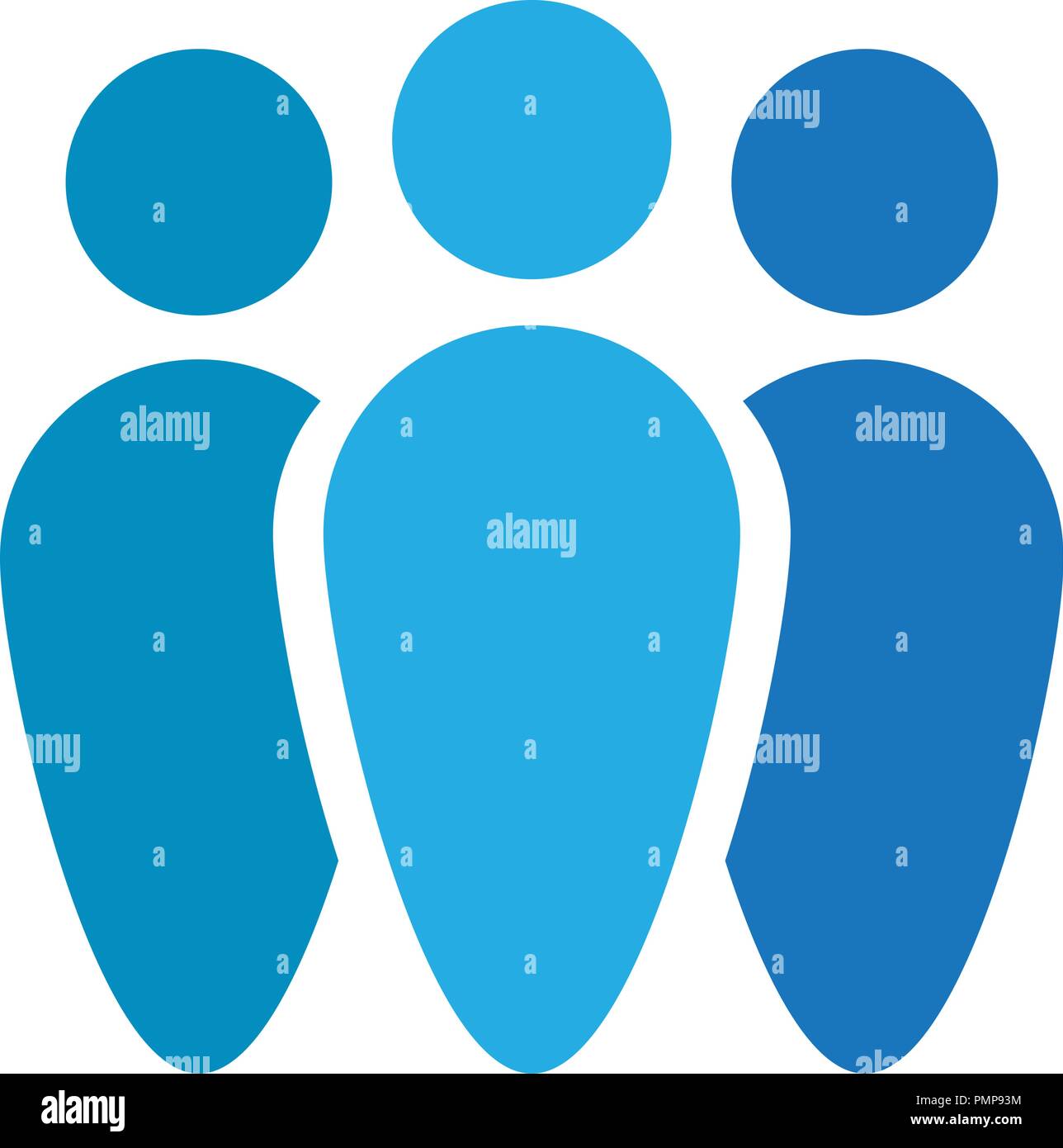 Abstract teamwork logo. Business concept Stock Vector Image & Art - Alamy