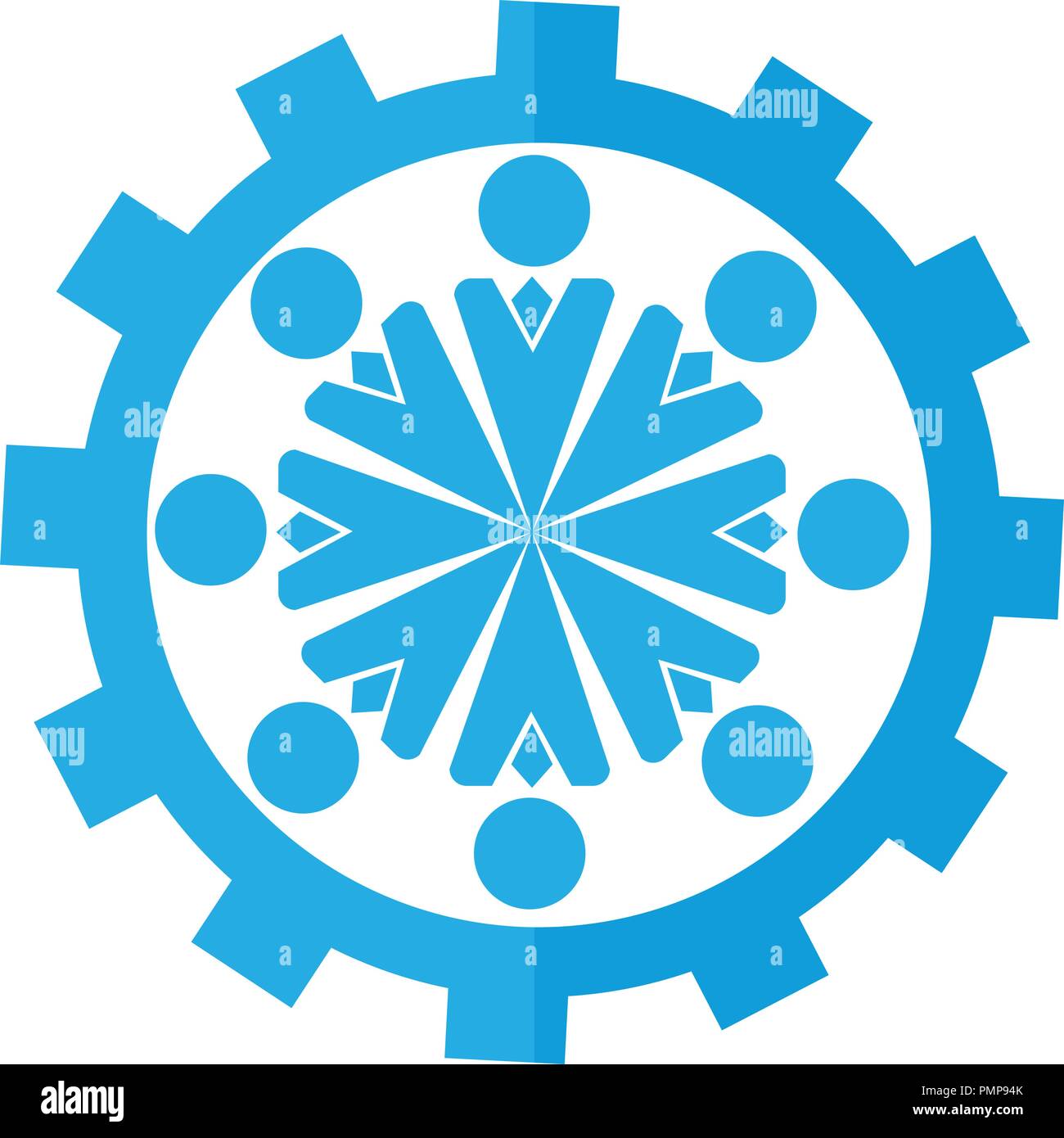 Abstract teamwork logo. Business concept Stock Vector Image & Art - Alamy
