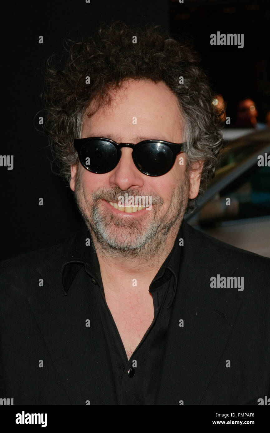 Tim Burton at the World Premiere of Warner Brothers Pictures' "Dark ...