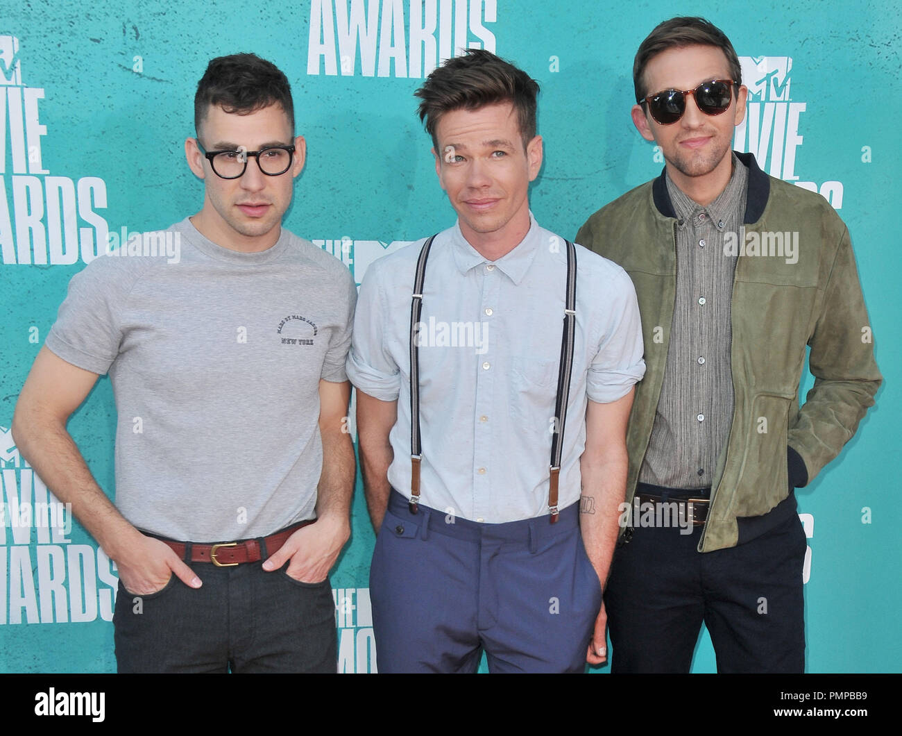 FUN. at 2012 MTV Movie Awards held at the Gibson Amphitheatre in ...