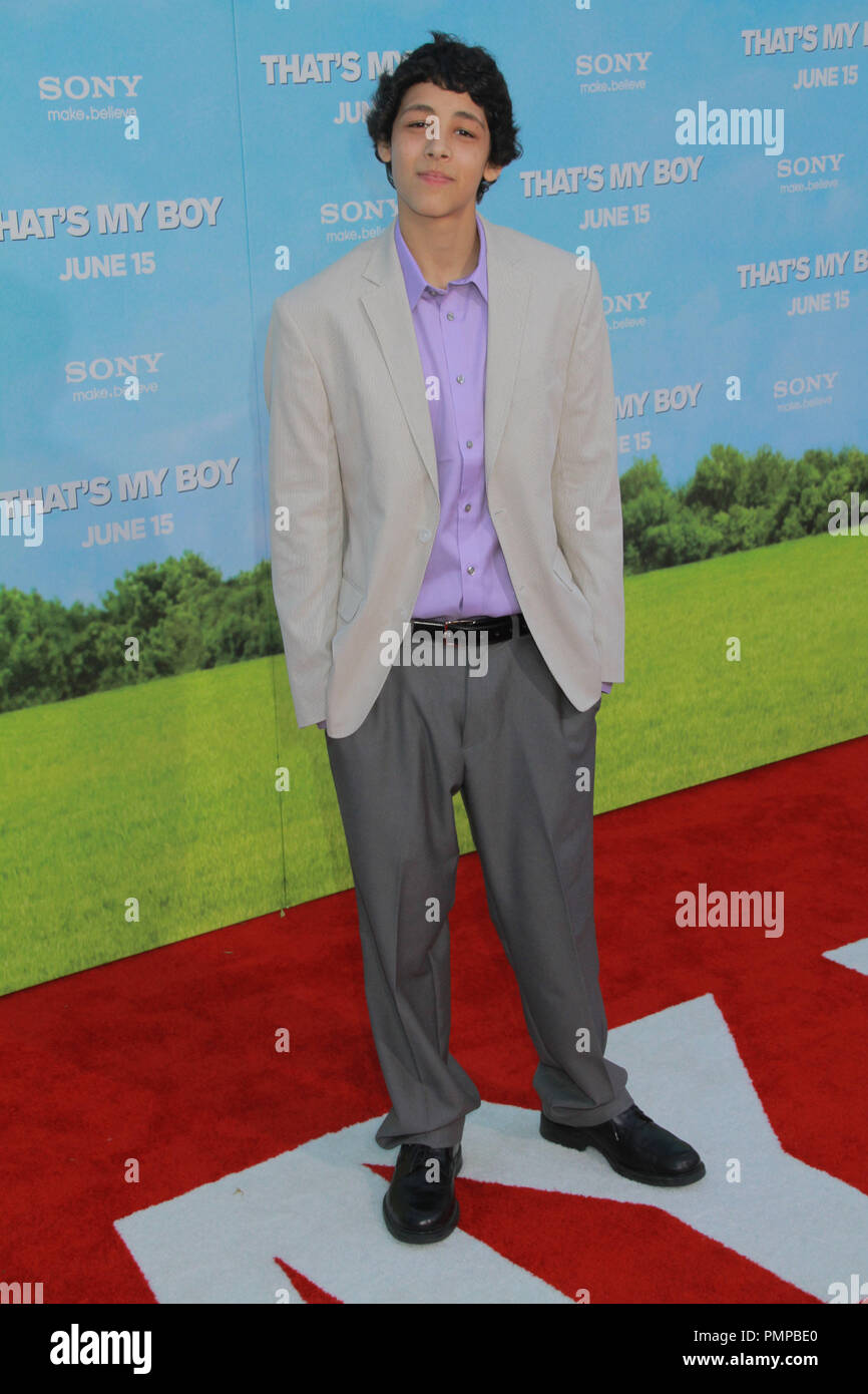 Justin Weaver 06/04/2012 "That's My Boy" Premiere held at Regency ...