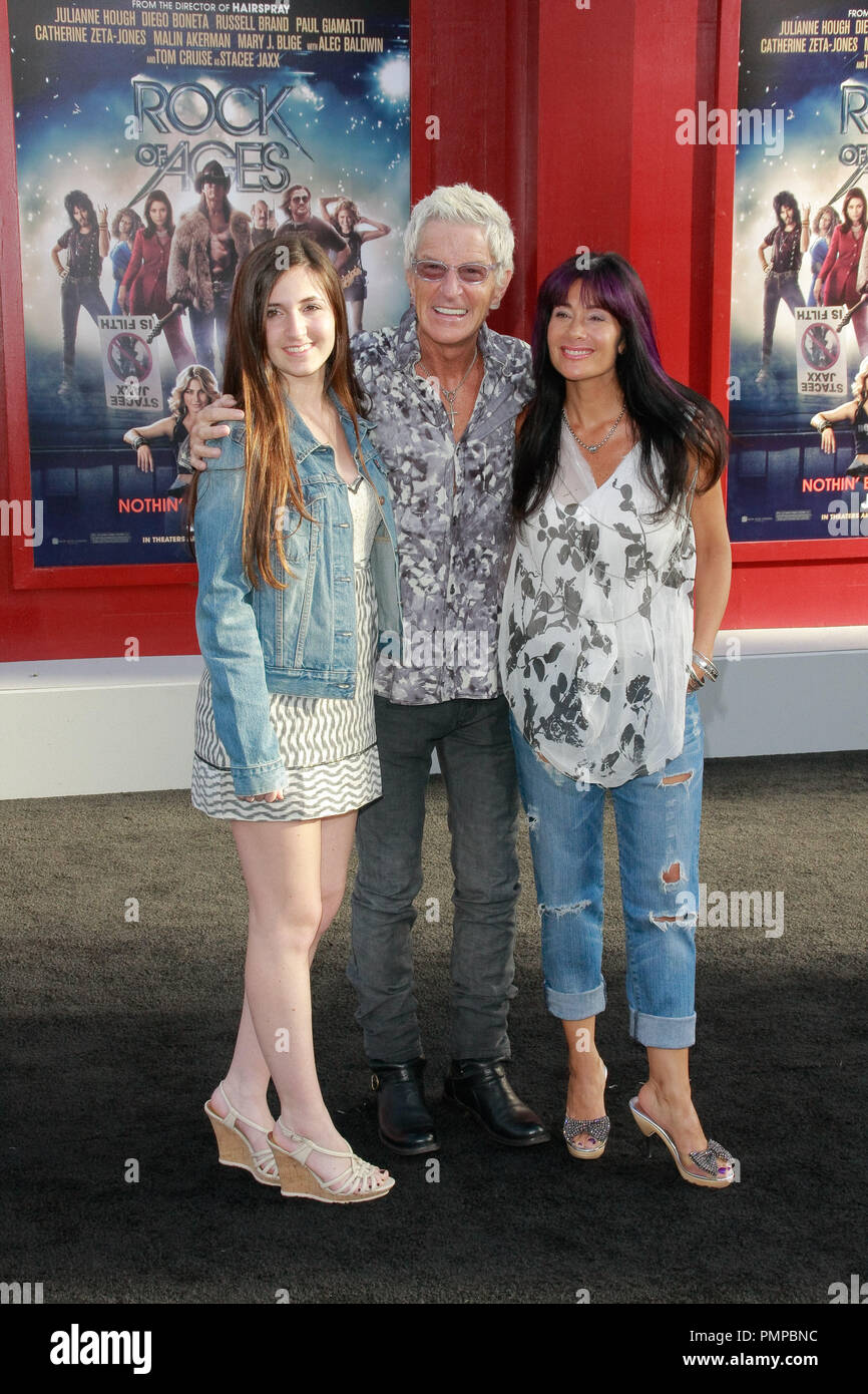 Kevin Cronin (REO Speedwagon) and family at the World Premiere of ...