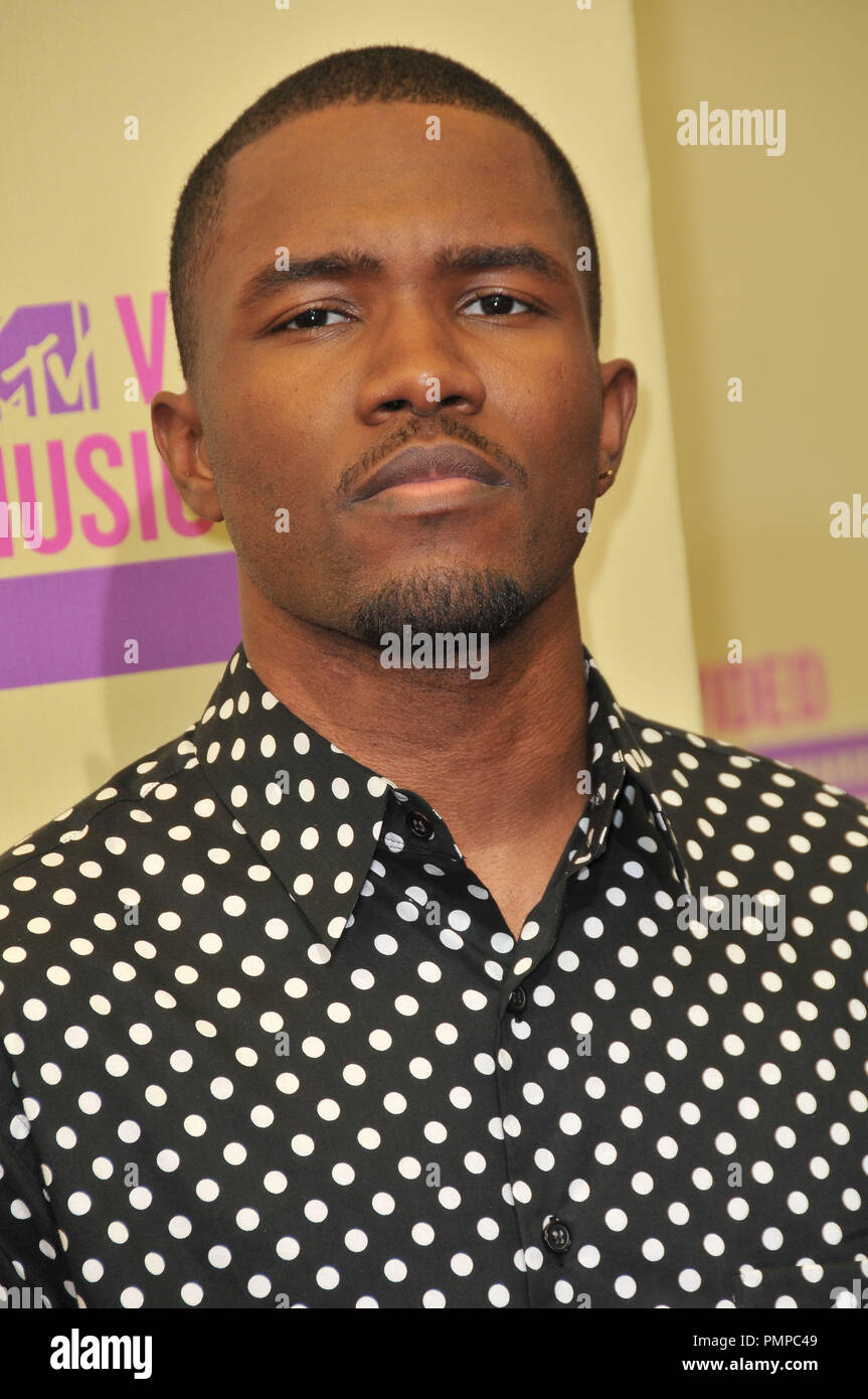 Frank Ocean at 2012 MTV Video Music Awards held at the Staples Center ...