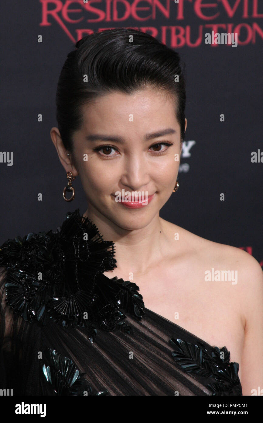 Li Bingbing 09/12/2012 "Resident Evil: Retribution" Premiere held at ...