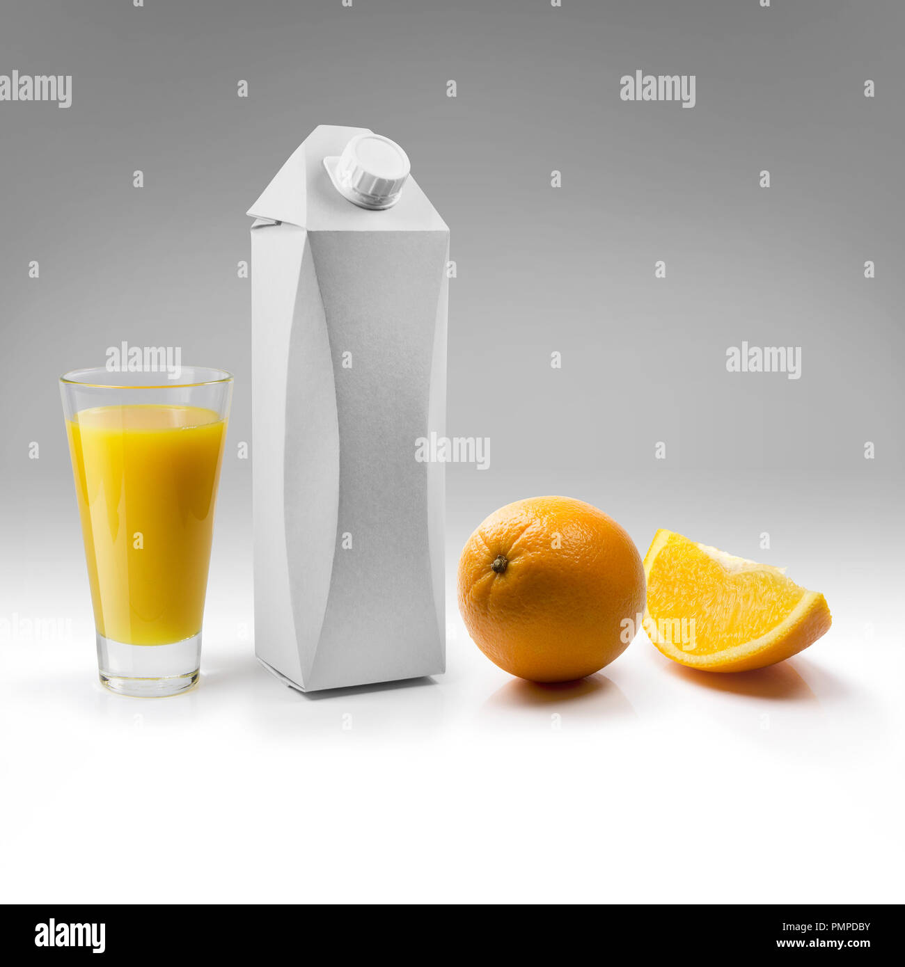 Packing template for juice Stock Photo - Alamy