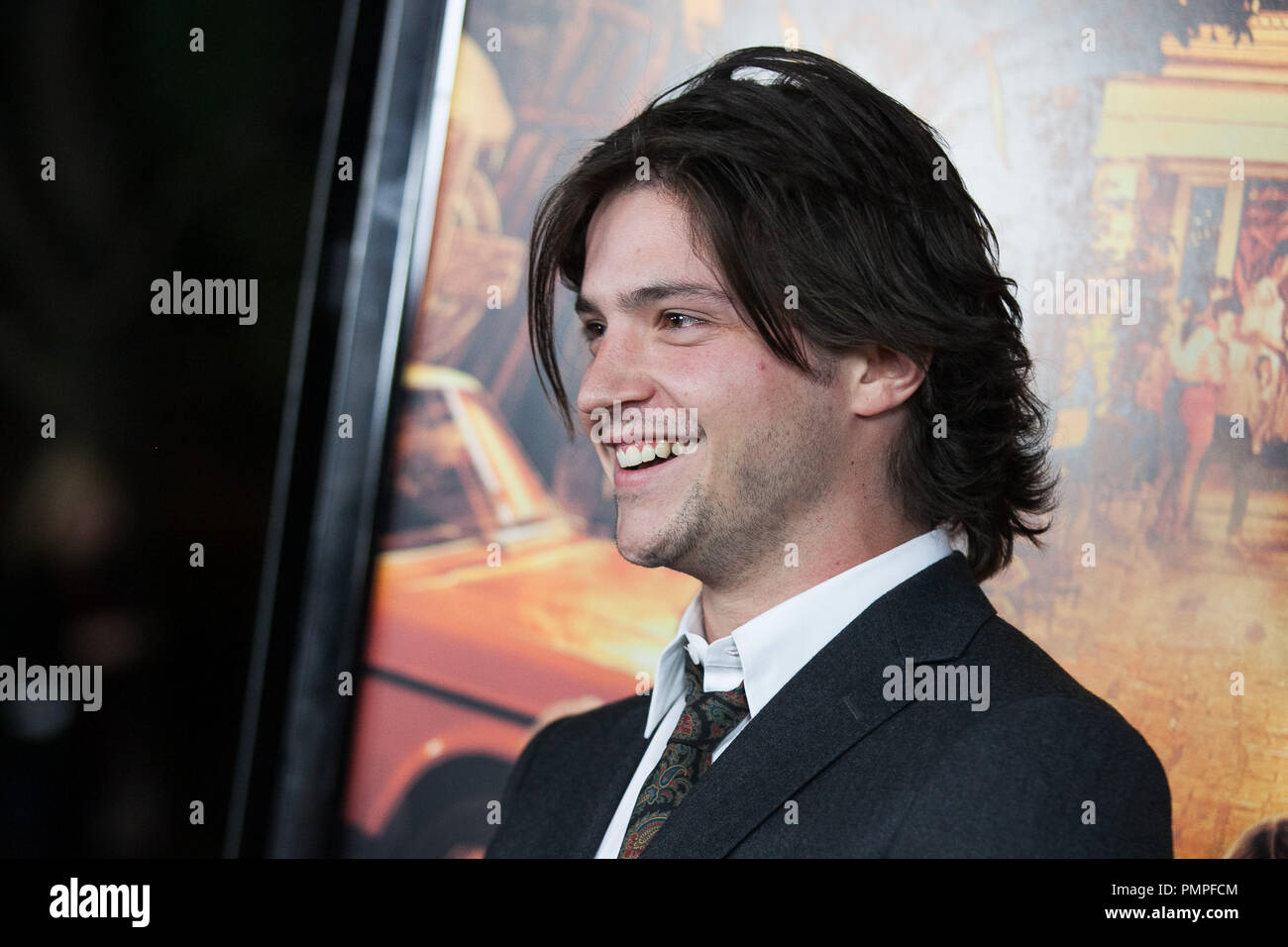 Thomas McDonell arrives at the Premiere of Paramount Pictures' 'Fun ...