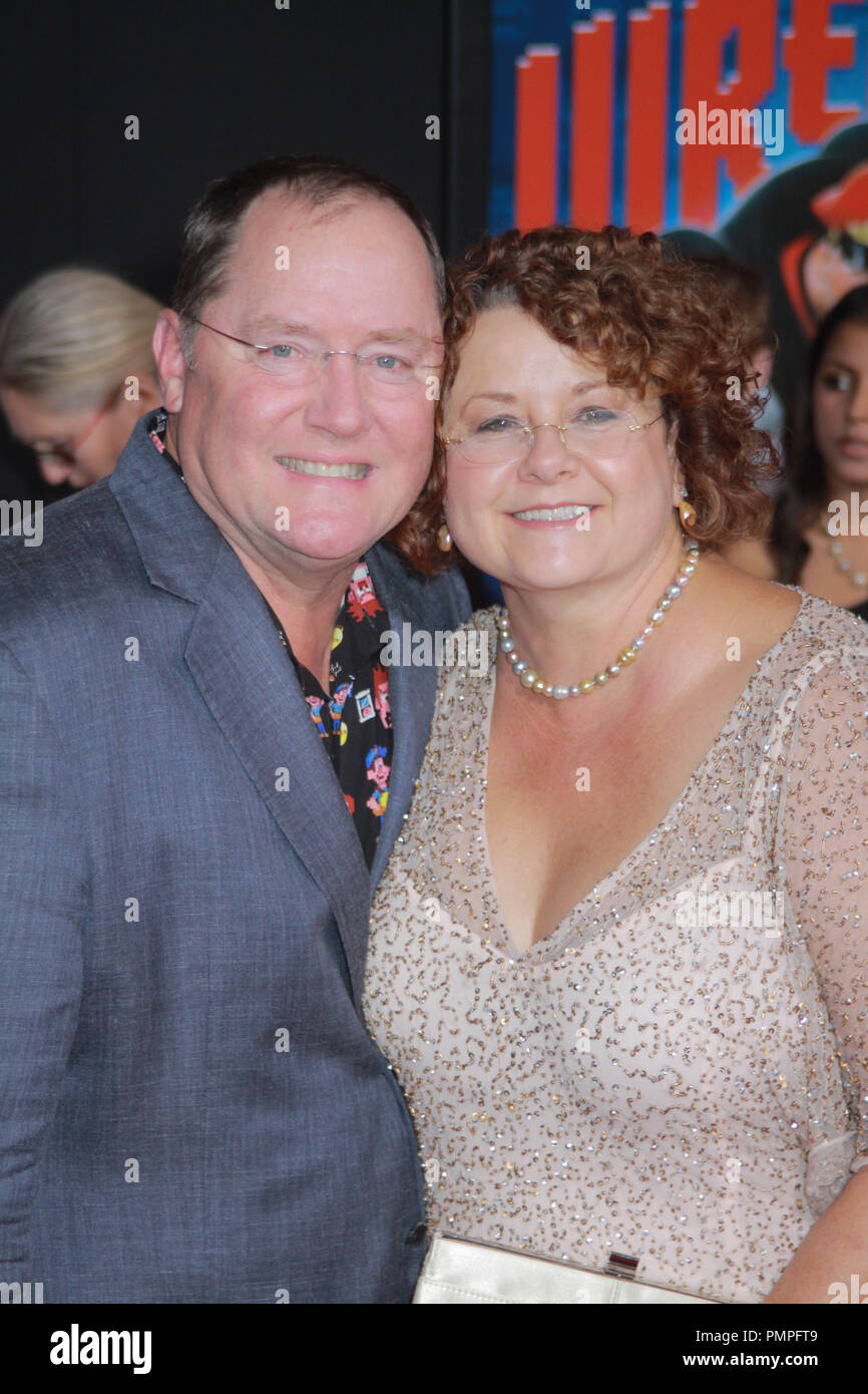 John Lasseter, his wife 10/29/2012 "Wreck-It Ralph" Premiere held at El ...
