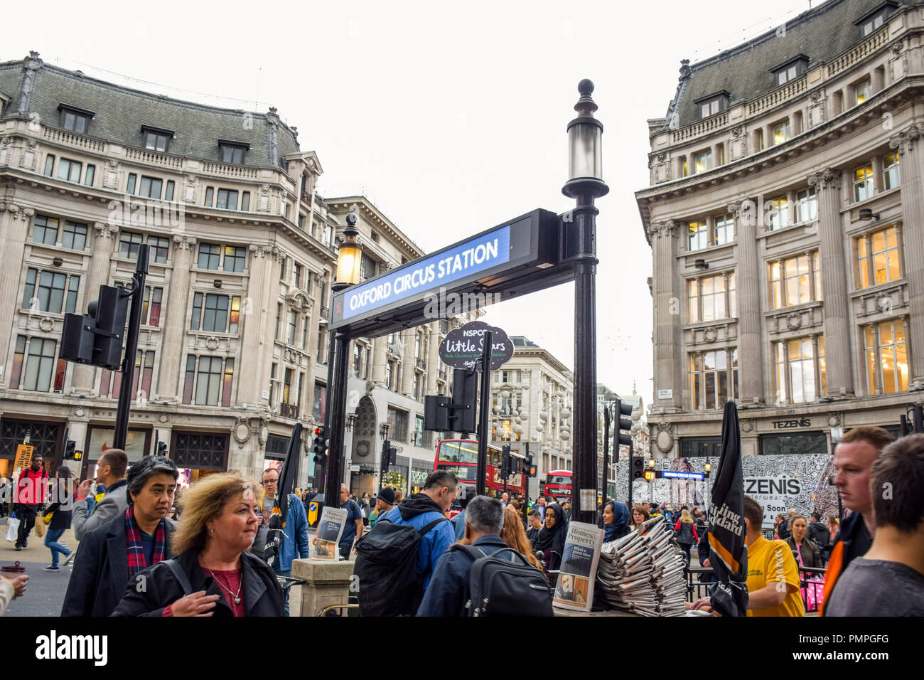 Europes busiest shopping street hi-res stock photography and images - Alamy