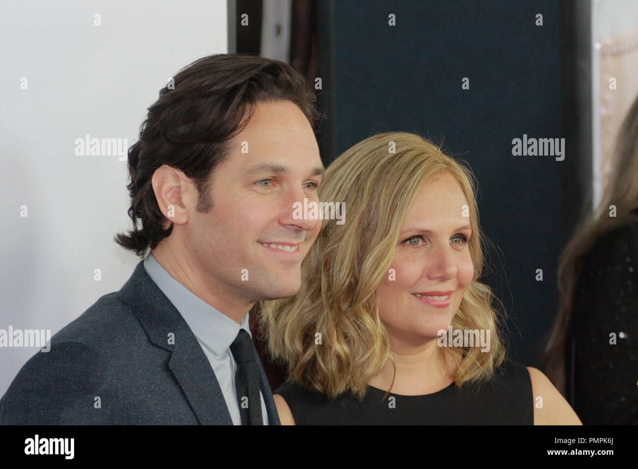 Paul Rudd and wife Julie Yaeger at the World Premiere of Universal ...