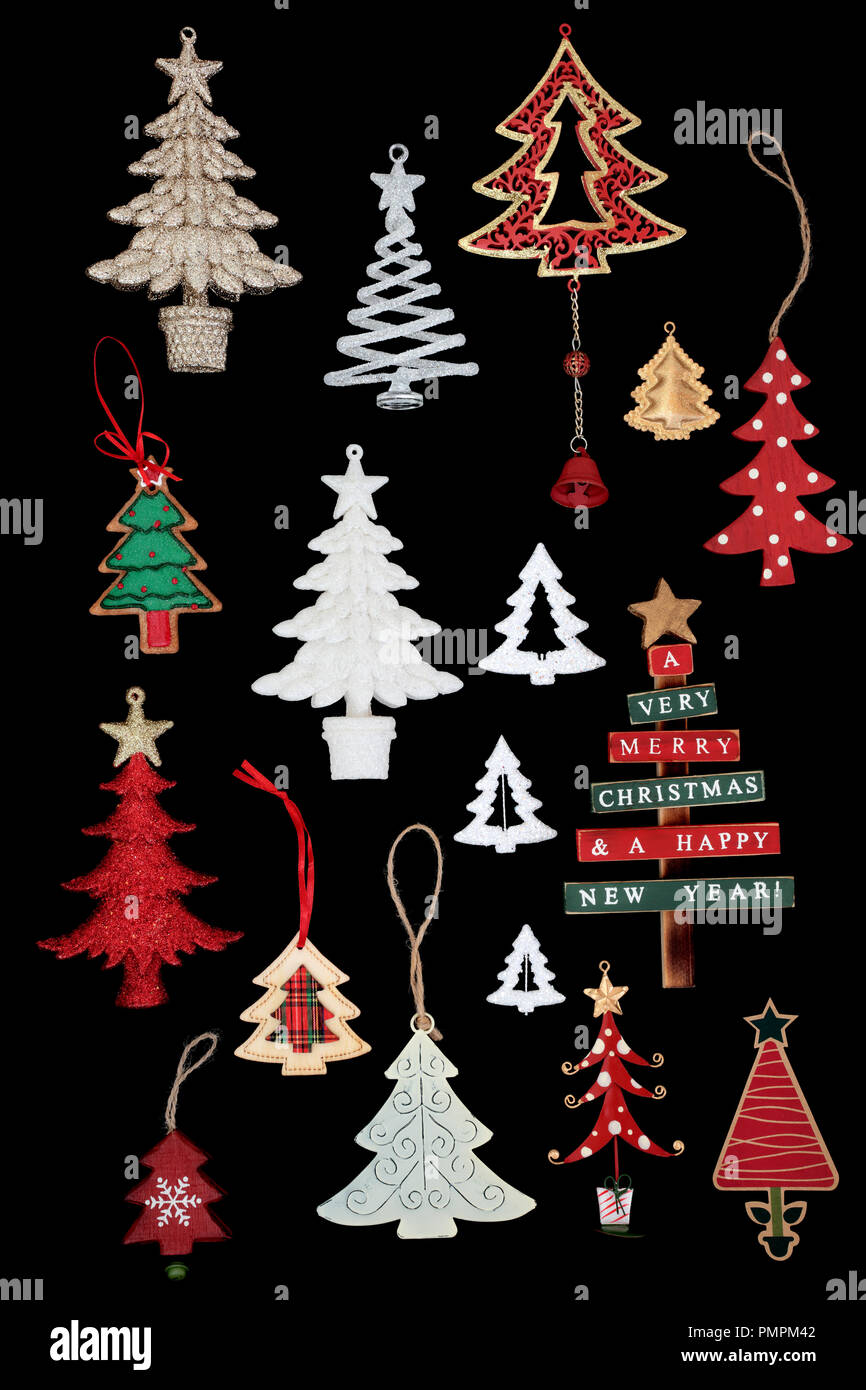 Christmas tree bauble decoration selection for the festive season on ...