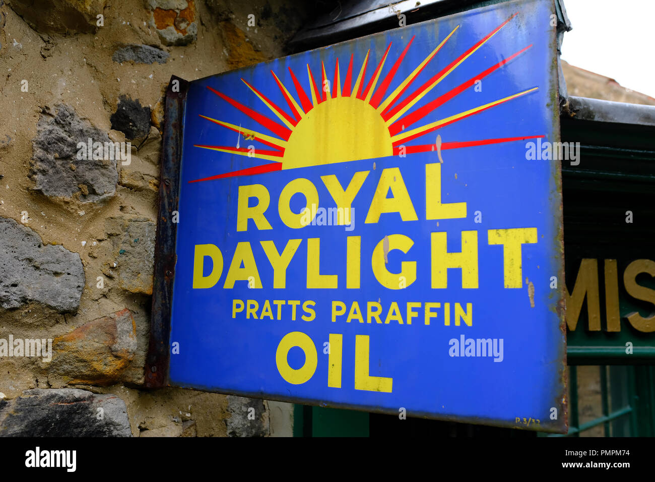 Vintage Royal Daylight signage at Ryedale Folk Museum, Hutton le Hole ...