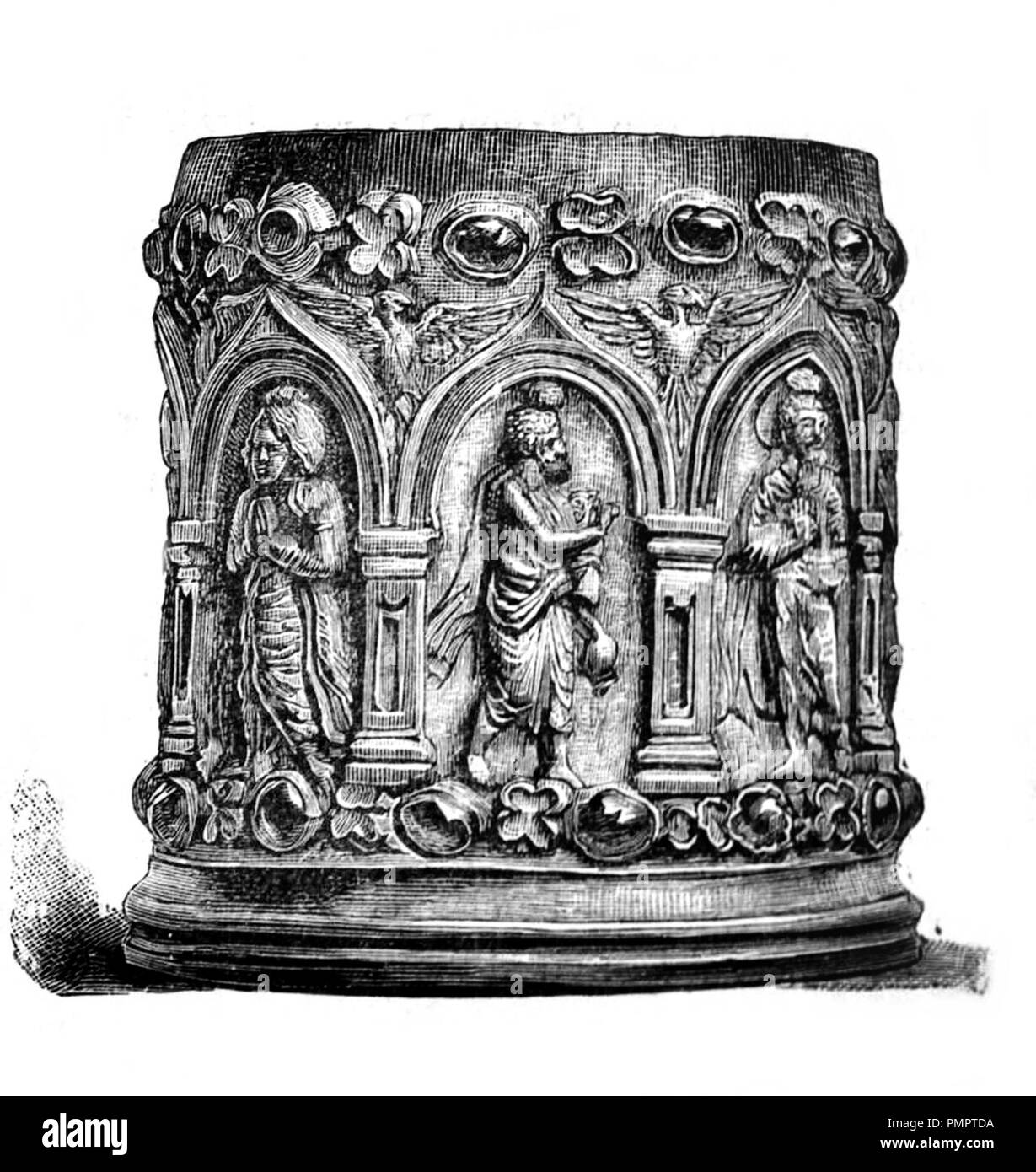 Bimaran casket drawing Stock Photo - Alamy