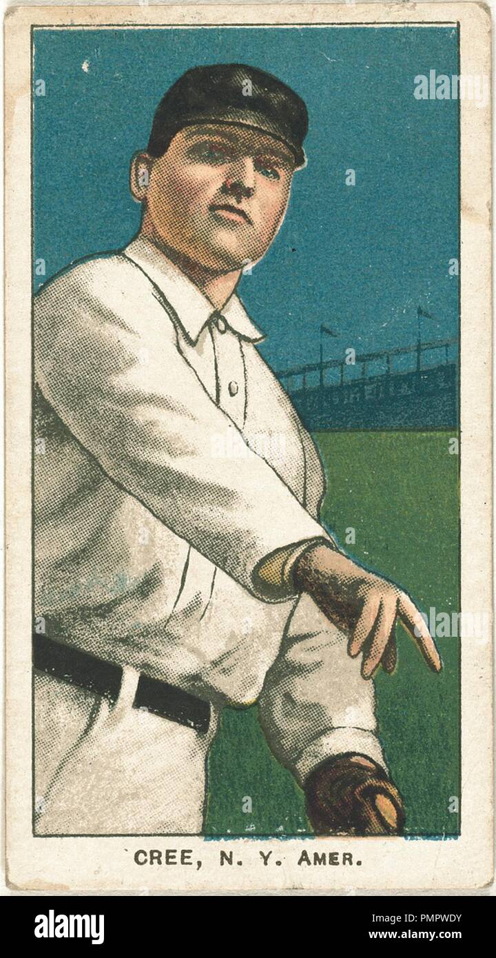 Birdie Cree, New York Highlanders, baseball card portrait Stock Photo ...