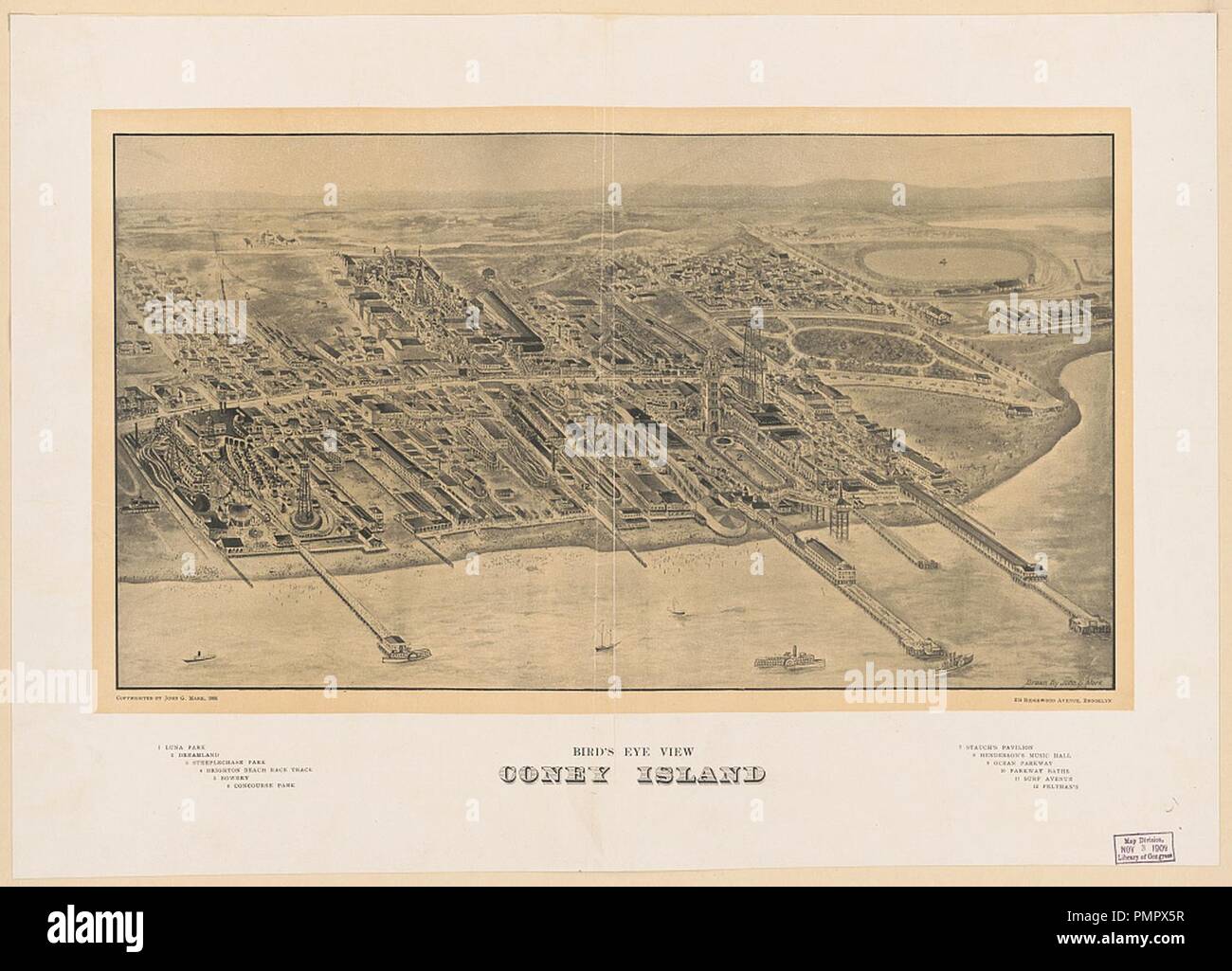 Vintage photo of coney island hi-res stock photography and images - Alamy