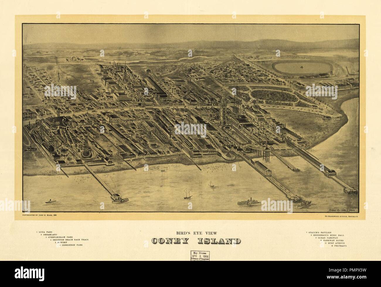 Archival photo of coney island hi-res stock photography and images - Alamy