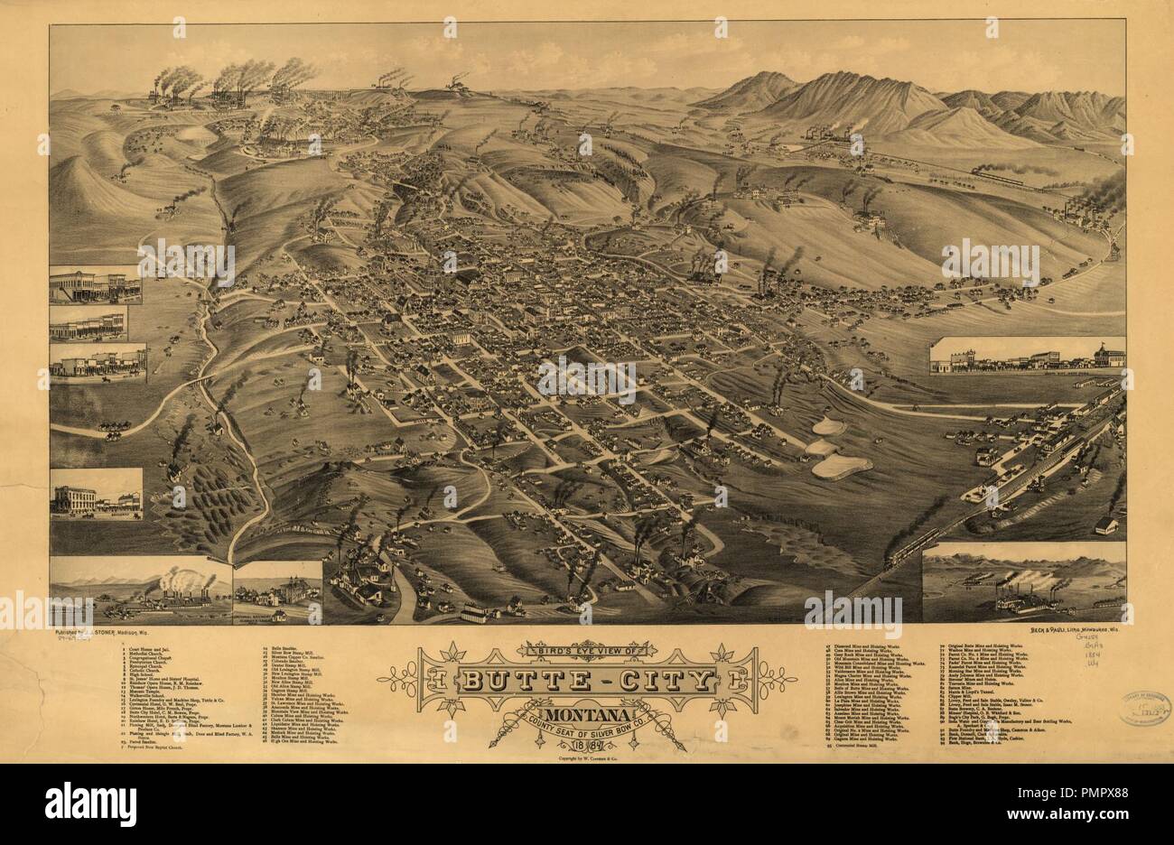 Silver city montana hi-res stock photography and images - Alamy