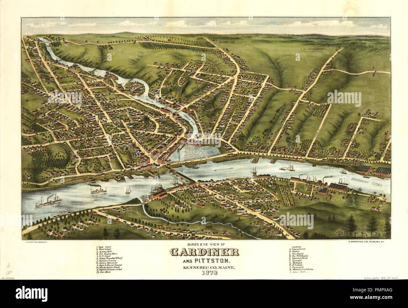 Gardiner Maine Stock Photos & Gardiner Maine Stock Images - Alamy