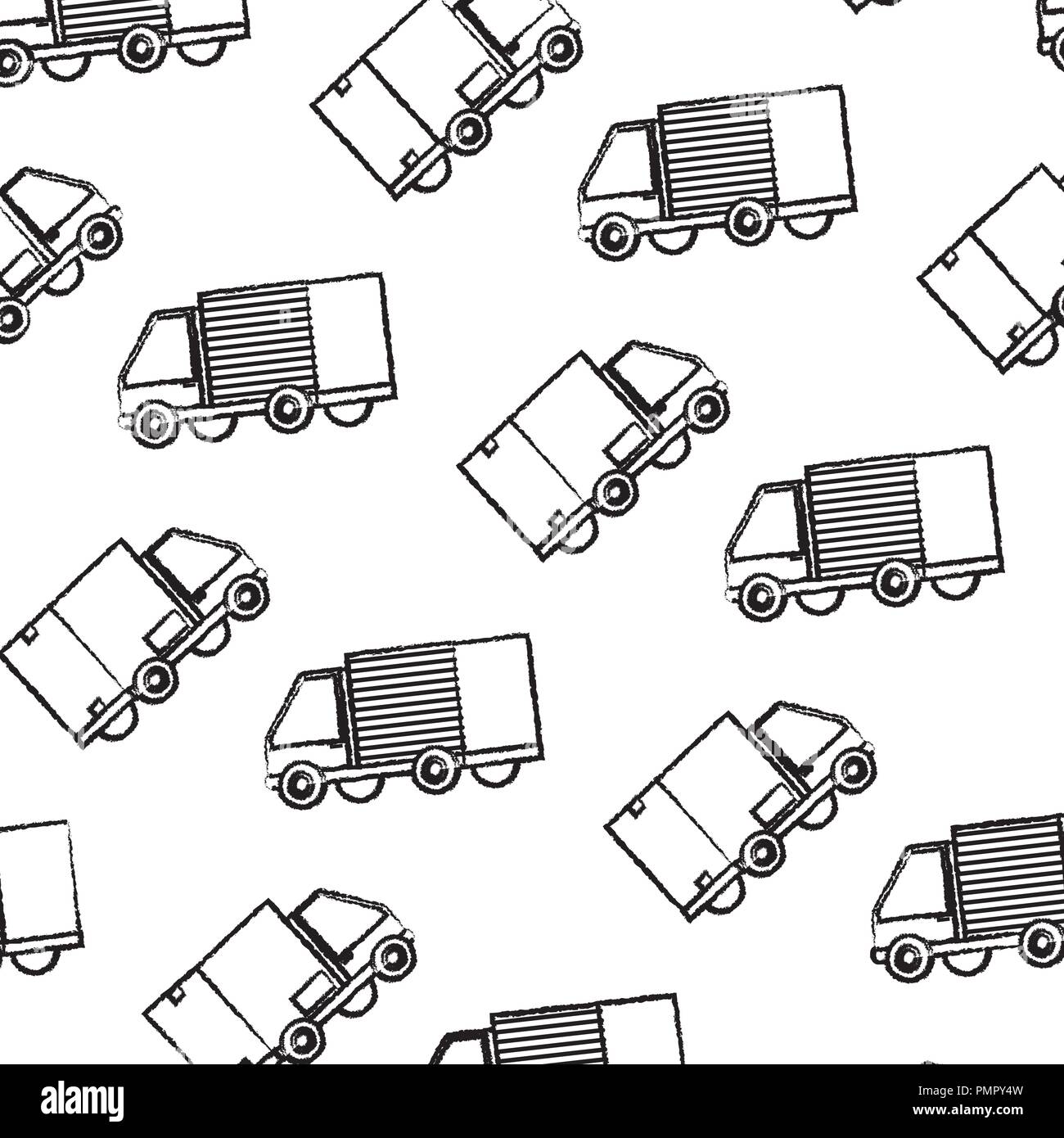 Delivery service boxes carton pattern Stock Vector Images - Alamy