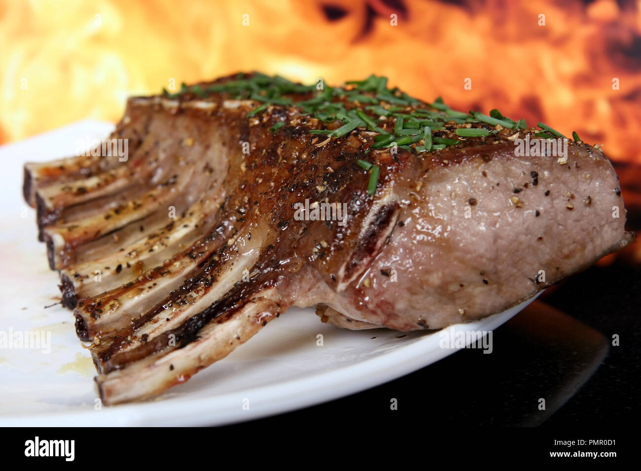 Assorted delicious grilled bbq meat on bbq grill hi-res stock ...