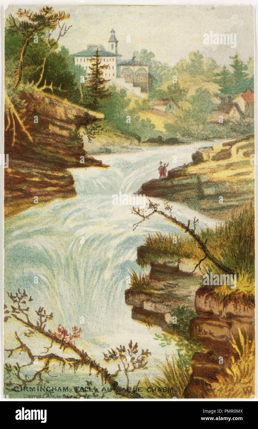 Birmingham Fall, Ausable Chasm Stock Photo - Alamy