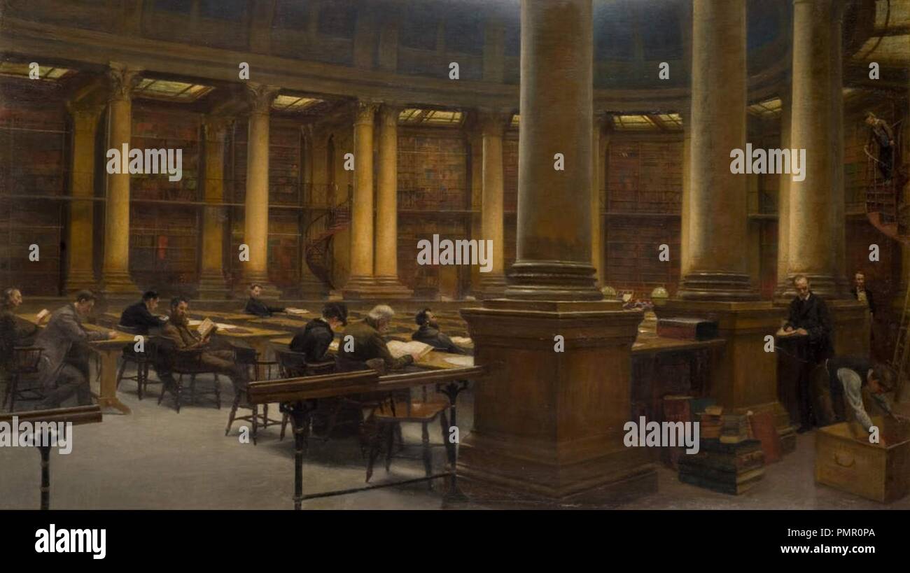 Birmingham Reference Library - The Reading Room Stock Photo - Alamy