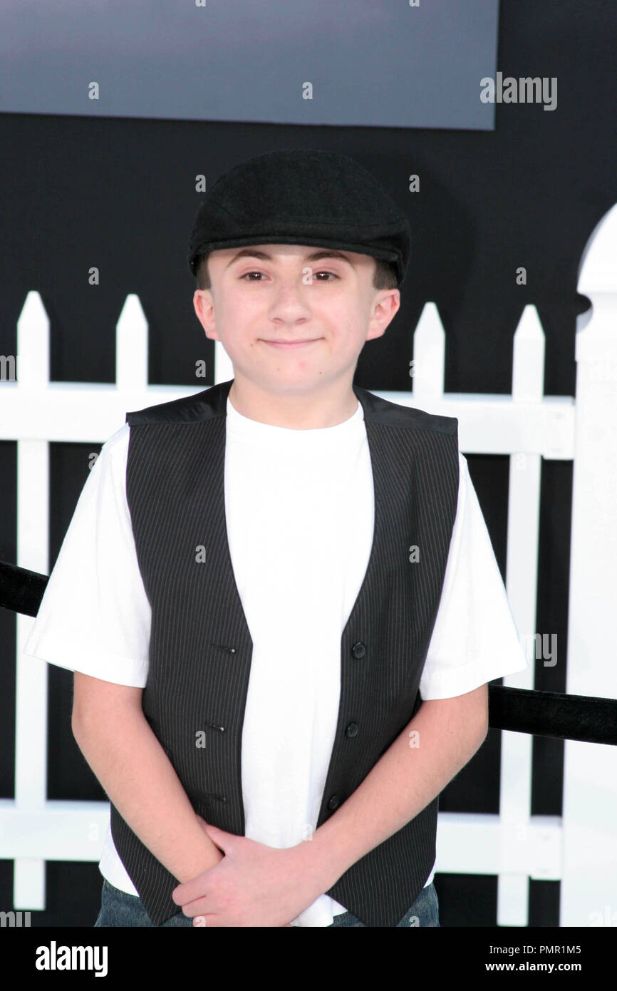 Atticus Shaffer at the Los Angeles premiere of Disney's "Frankenweenie ...